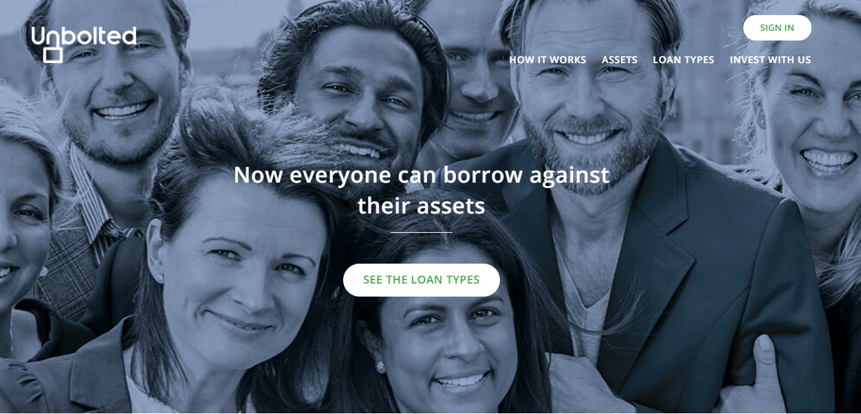 Unbolted Review. p2p lending against assets. | Invest it in